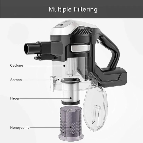 Moosoo | Storage & Organization | Moosoo Cordless Vacuum 4 In ...